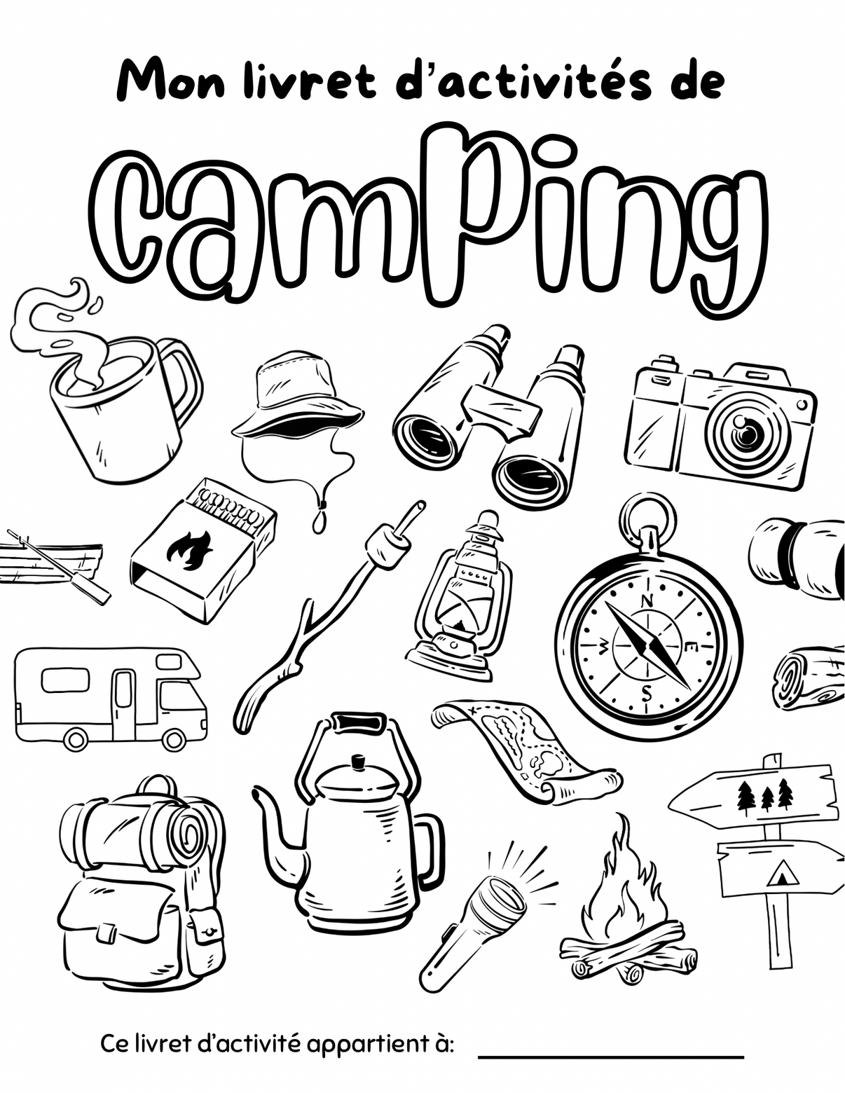 Livret d'activités - Camping – La Maman Festive